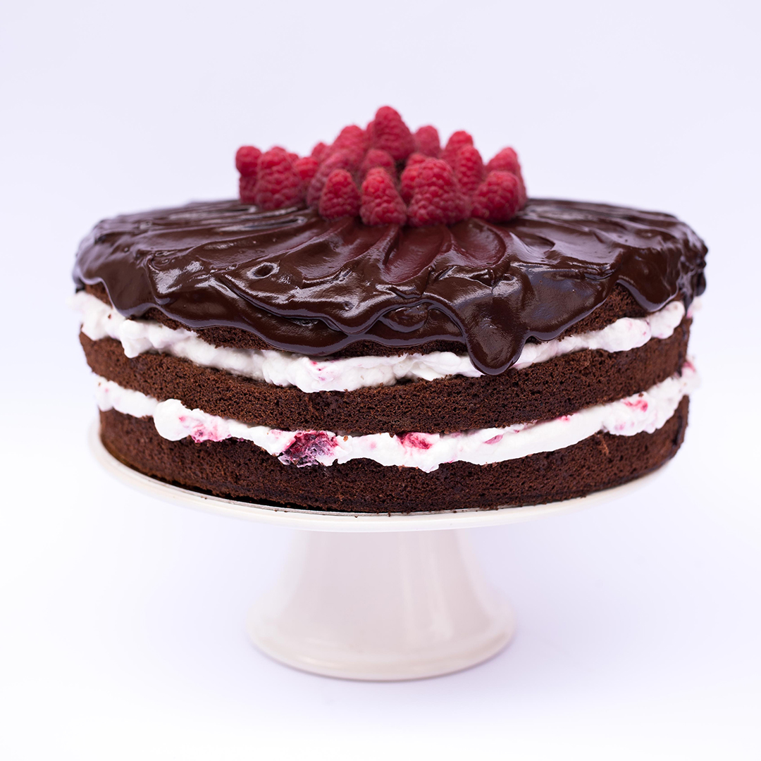 Čokoládovo - malinová torta – Keiks