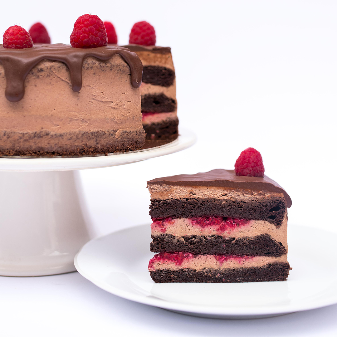 Čokoládovo - malinová torta (bezlepková) – Keiks